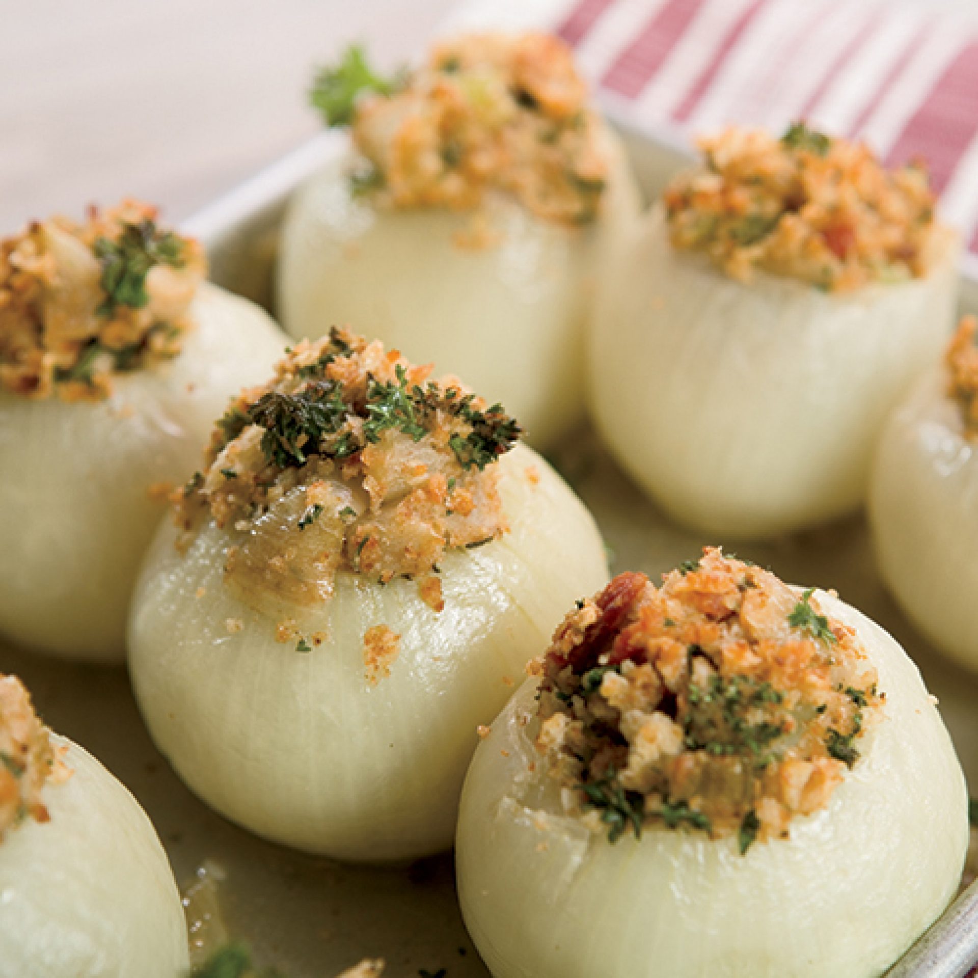 Baked Stuffed Onions - Farm Flavor Recipe
